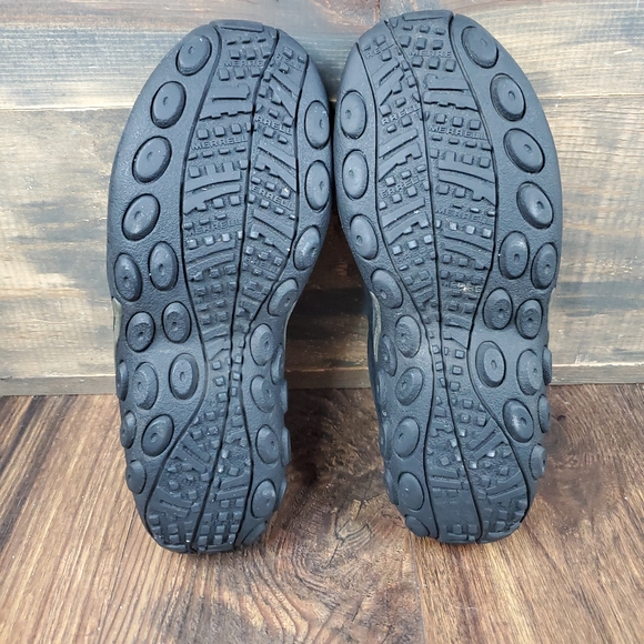 Merrell | Shoes | Merrell Black Jungle Slide Suede Clogs Dual Density ...